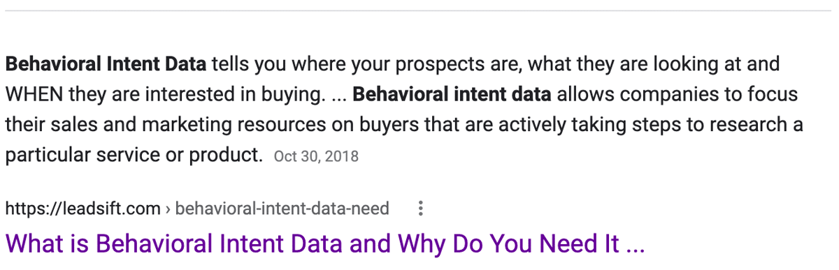 Comparing Purchase Intent, Buyer Intent and Behavioral Intent Data